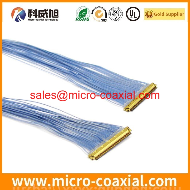Custom I-PEX cable eDP LVDS cable: customized HRS DF80D-40P-0.5SD LVDS ...