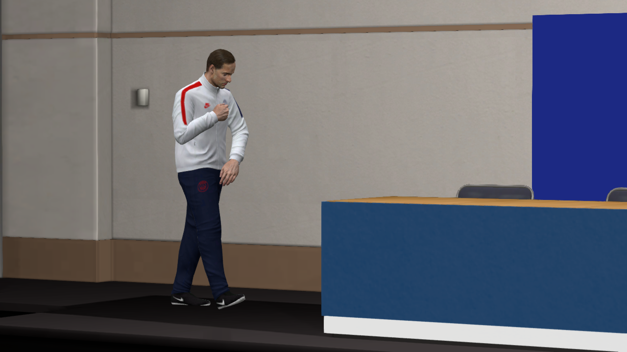 PSG Press Room & Manager Suits 2020 -- PES 2017