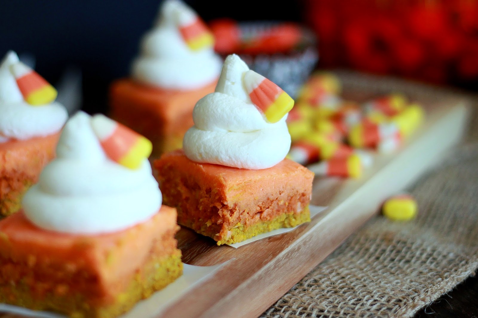 Feeding My Addiction: Orange Cream 'Candy Corn' Squares