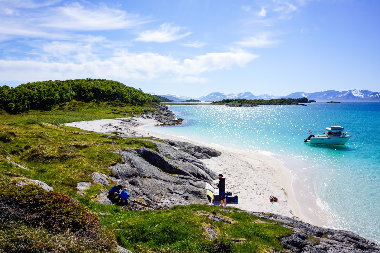 Hvite strender i Nord-Norge