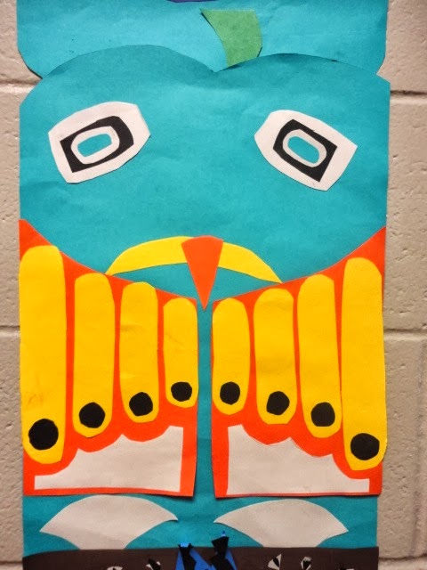 Thomas Elementary Art: 4th Grade Totem Pole Collage