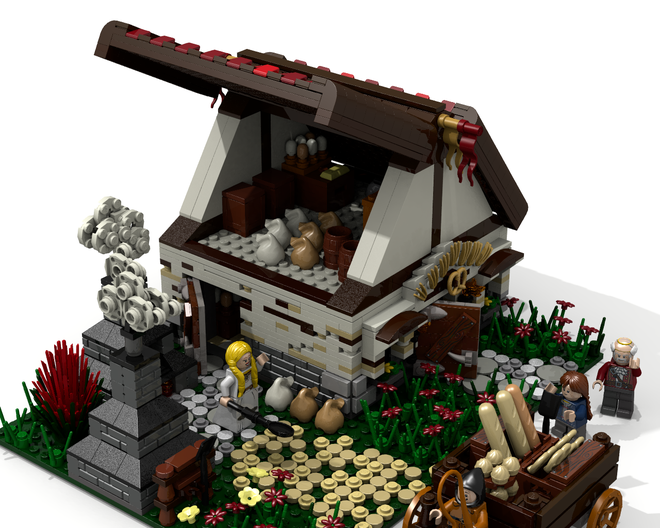 All Day Bricks: Medieval Bakery LEGO Ideas Project Review