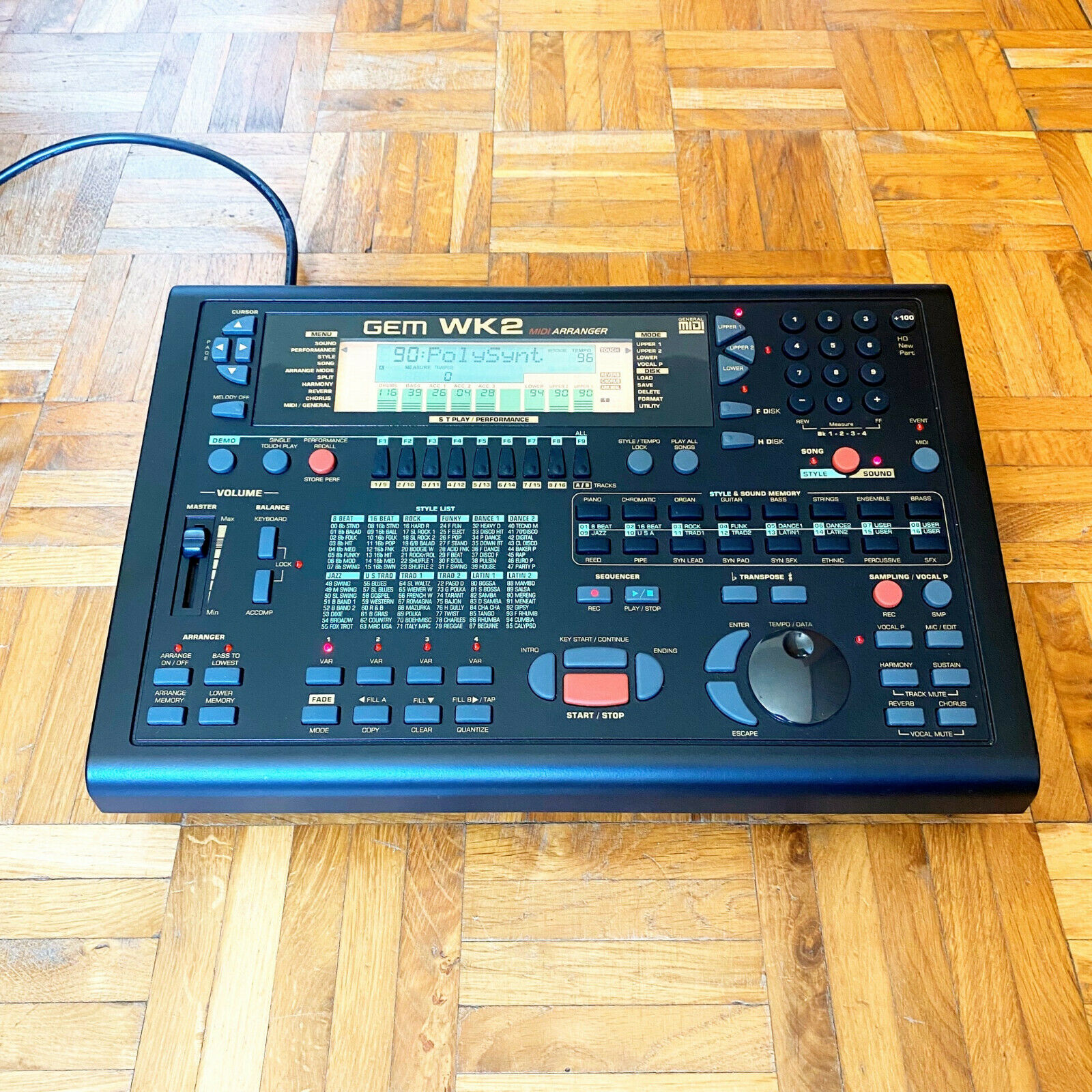 MATRIXSYNTH: GEM WK2 (1990) Vintage Expander Synth & Polyphonic Rhythm ...