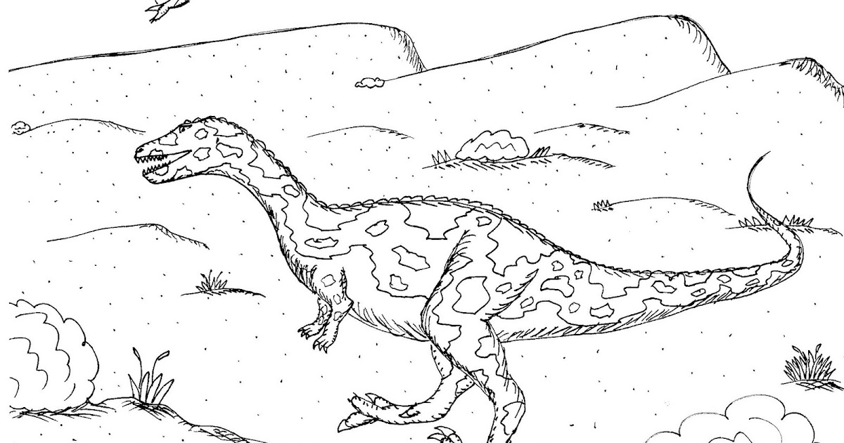 Robin's Great Coloring Pages: Vespersaurus the Raptor with two killer ...