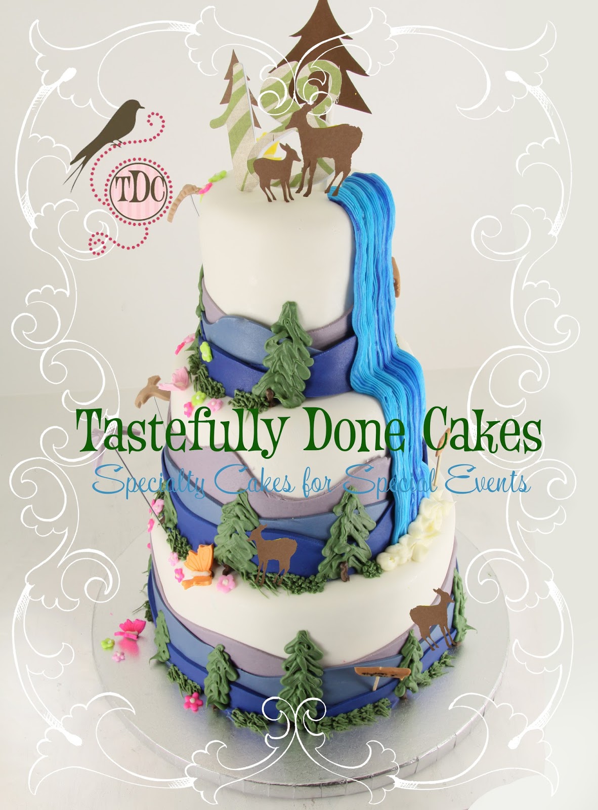 Tastefully Done: Nature Walk Cake