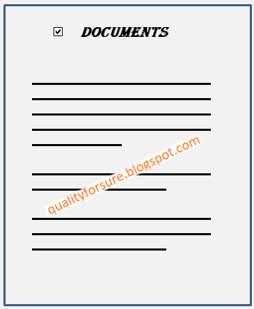 TYPICAL DEPARTMENTAL DOCUMENTS FOR QMS (ISO 9001:2015) IN MANUFACTURING ...
