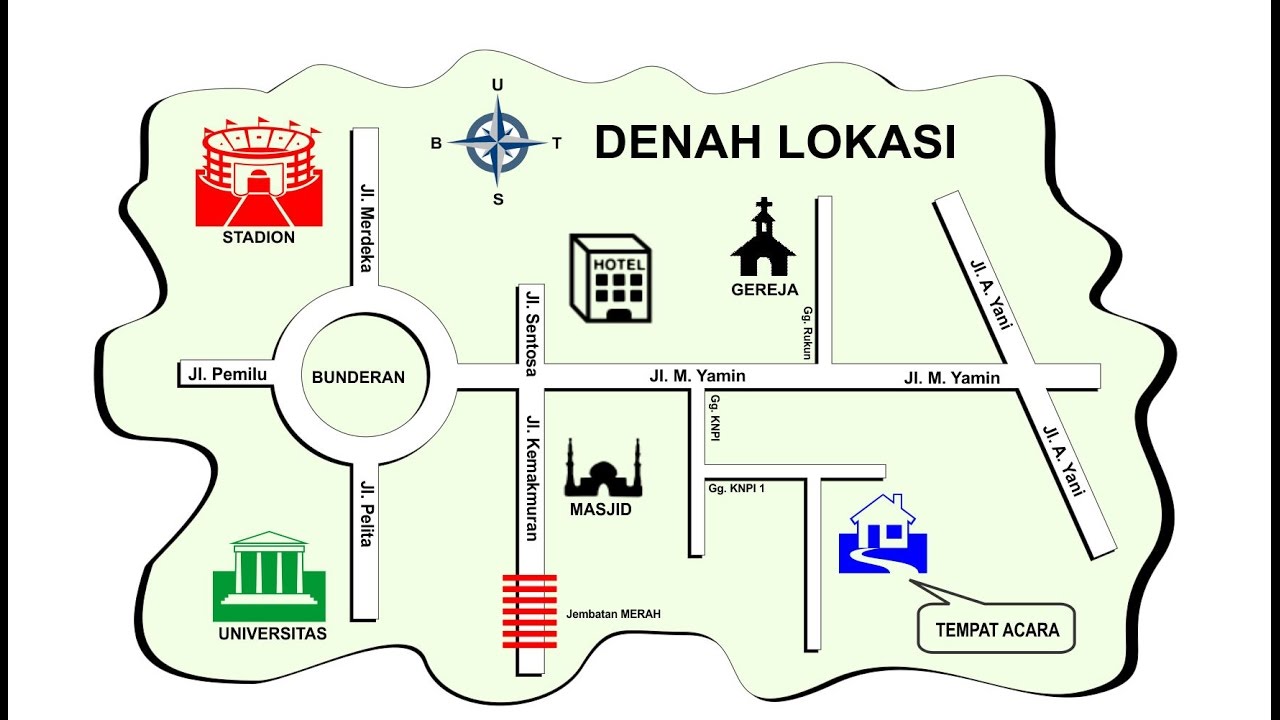 Denah dan Skala ~ Tematik Kelas 5