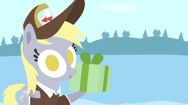 Equestria Daily - MLP Stuff!: Animation: A Derpy Heart's Warming Delivery