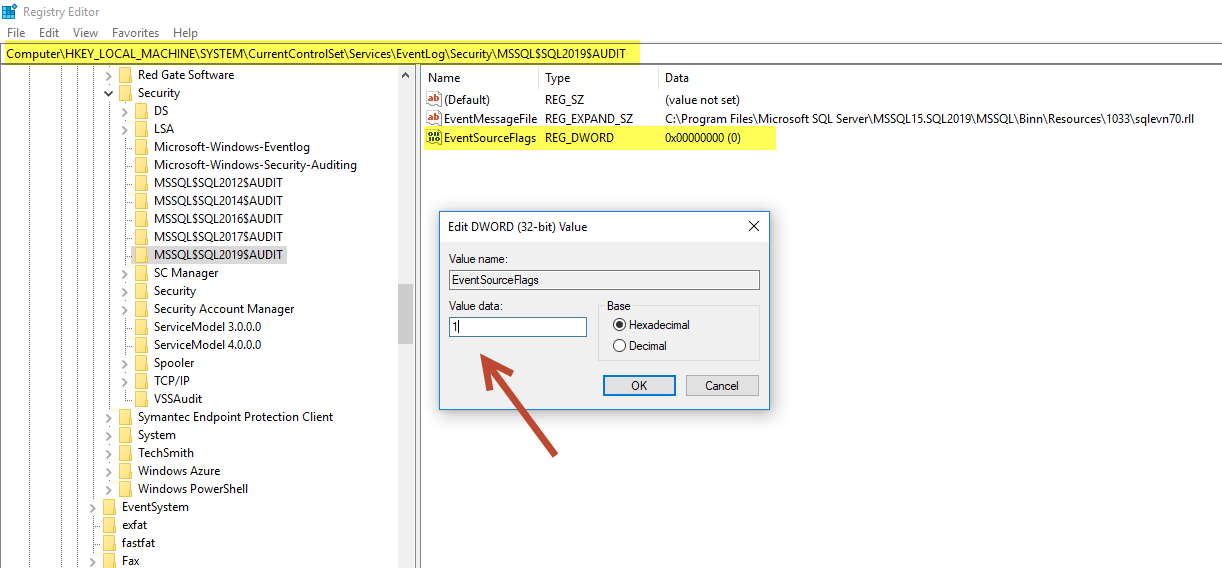 Sql Server Performance And Other Stories Sql Server Audit Could Not Write To The Security Log