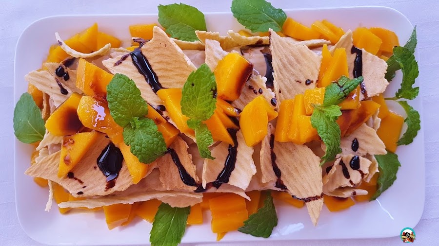 Pastel de mango y almendra | Cocina