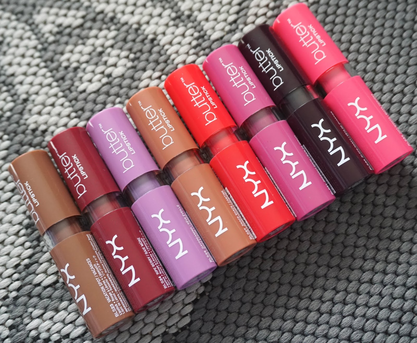Makeup, Fashion & Royalty: Swatches: NYX Cosmetics Butter Lipsticks ...