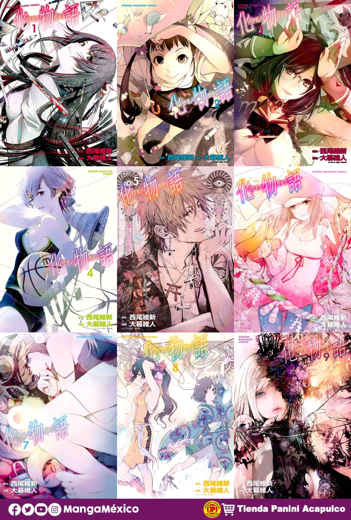 Reseña Bakemonogatari de Panini Manga ¡Espíritus, monstruos y algunas rarezas más! - Manga México