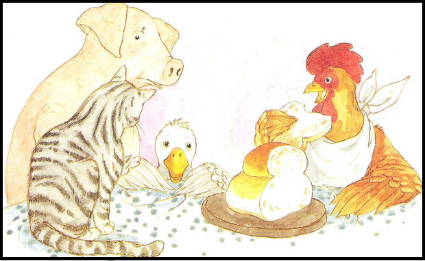 Kicking Corners: Fairy Tale Friday: The Little Red Hen