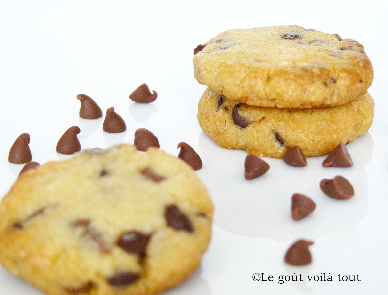 Le goût voilà tout: Mini sablés aux pépites de chocolat