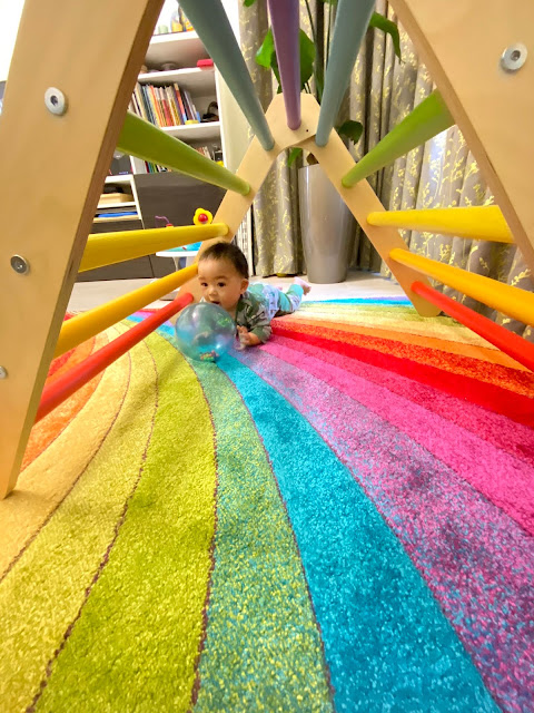 Rainbow Pikler Triangle | The Pinay Homeschooler