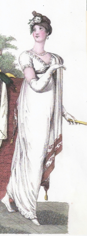 Two Nerdy History Girls: Regency era fashion print vs. a real dress