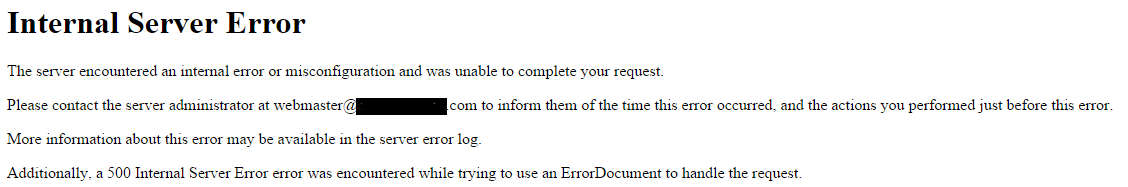 Internal Server Error "Invalid command 'RewriteCond%{REQUEST_FILENAME ...