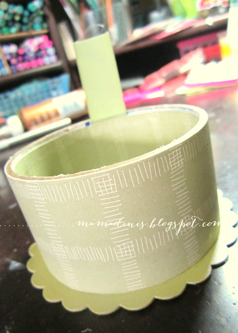 Dina Kowal Creative: Tape Roll Box Tutorial - DT Thursday