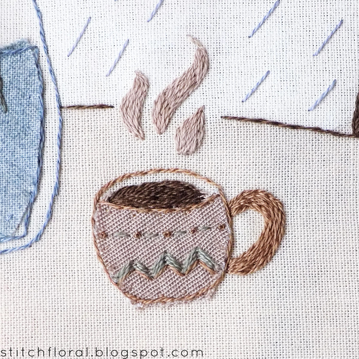 The "Art of Cozy" project: Part 3 - Stitch Floral