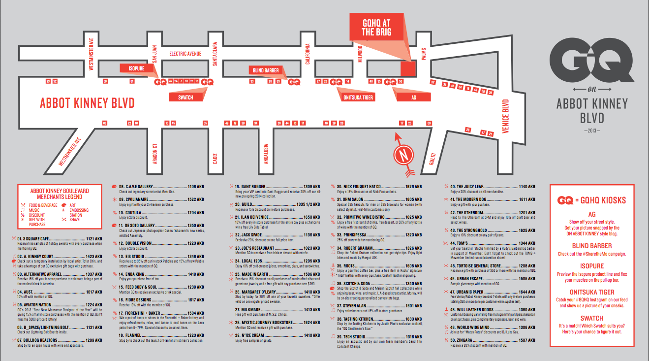 Abbot Kinney Venice Map Of Attractions