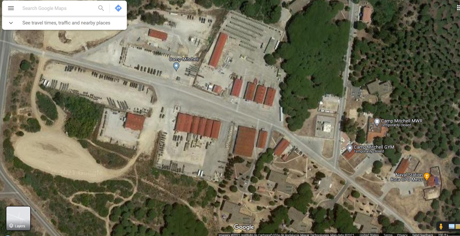 A trainwreck in Maxwell: Camp Mitchell- NAVSTA Rota, Spain