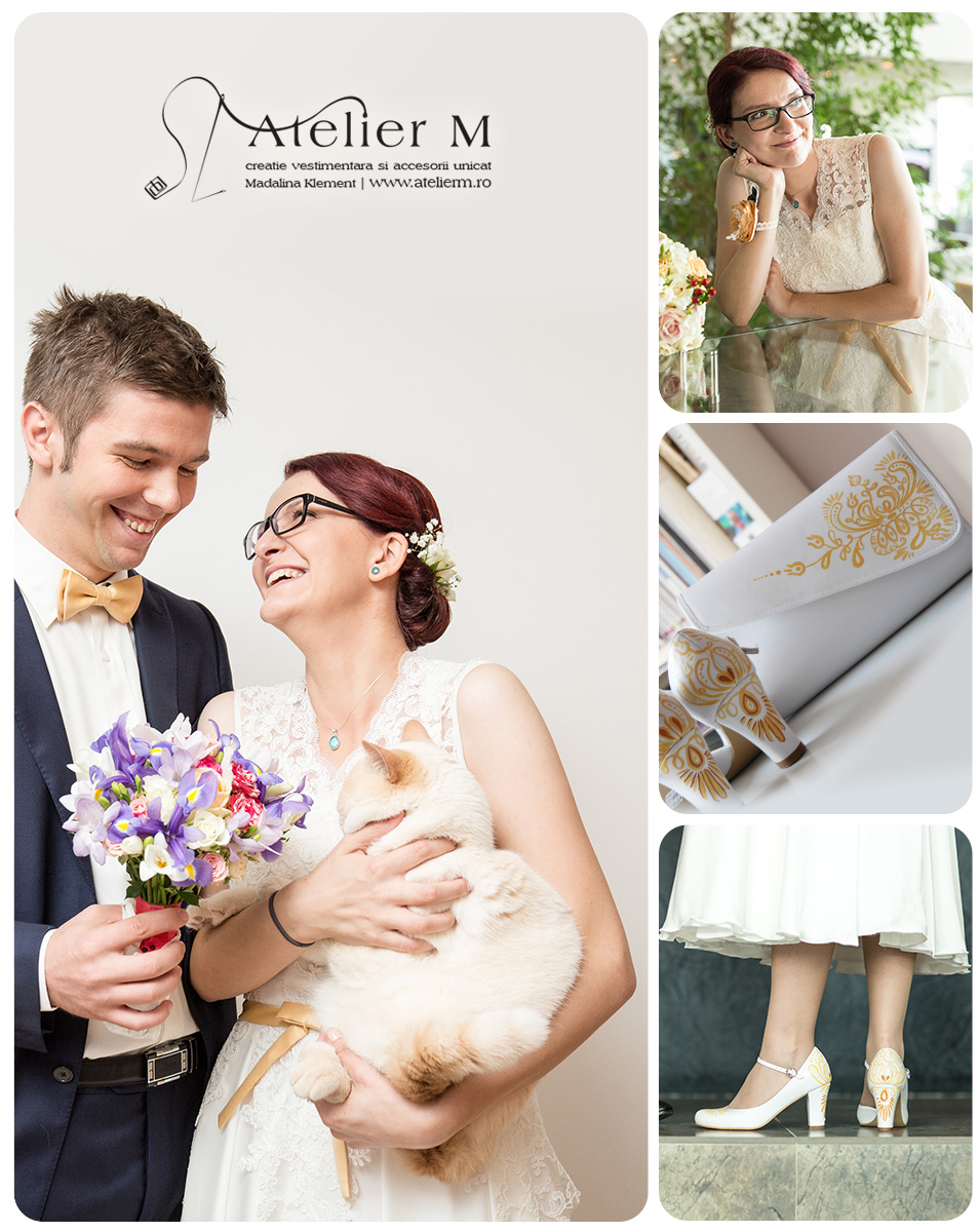 Mireasa cu accente galben-pai