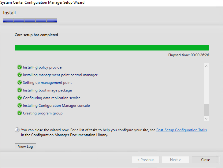 Installing SCCM Server, SQL, WSUS and SCCM prerequisites