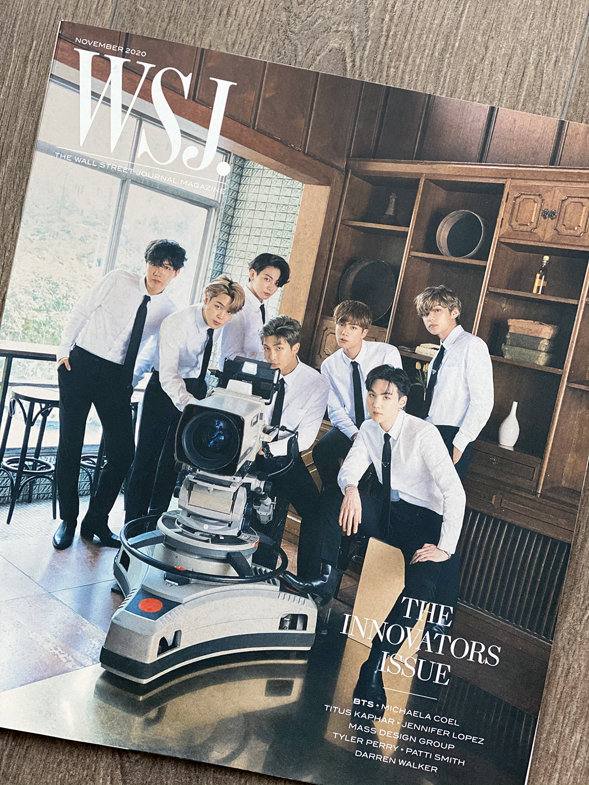 BTS for WSJ. Magazine : November 2020 — The Innovators Issue | CIRCUITS OF FEVER