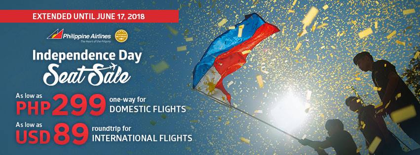 Manila Shopper: PAL Independence Day Seat SALE: May-June 2018