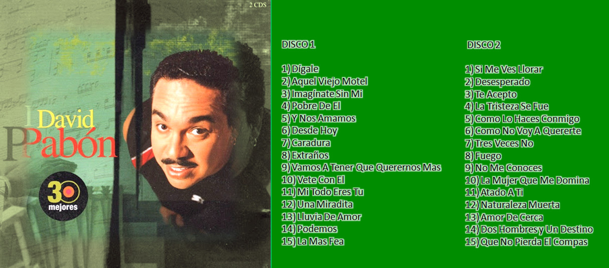 Area51 En Salsa: DAVID PAVON - 30 GRANDES EXITOS (2CDS)(2008)