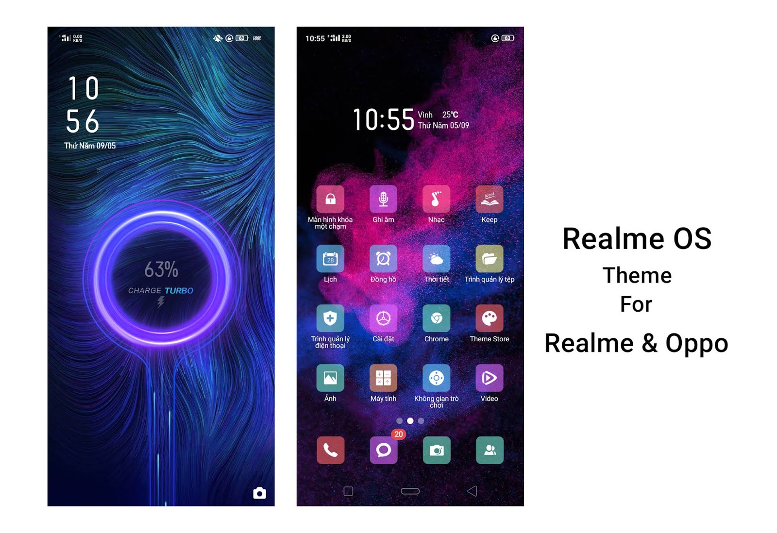 Realme OS Theme Downloaded For Realme Mobile & OPPO !! Realme Themes ...