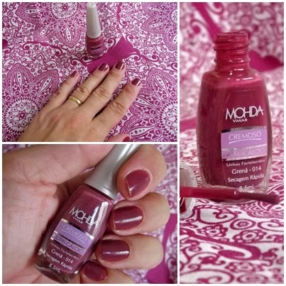 Vida Precisa: Esmalte da Semana: Grená - Mohda