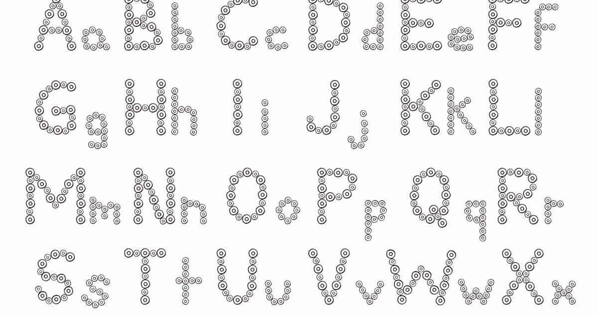 imagemaking: Bead Font (Madeline Gonzalez)