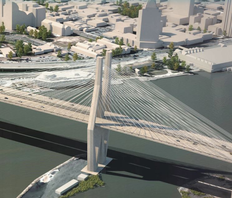 I Bleed Crimson Red: Mobile River Bridge