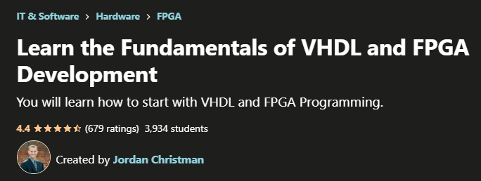 FPGA Course: Learn the Fundamentals of VHDL and FPGA - FPGA4student.com