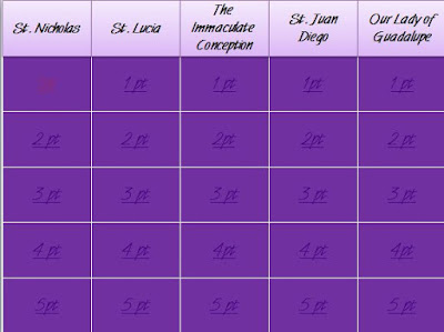 Look to Him and be Radiant: Advent Trivia Jeopardy