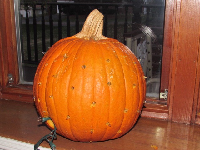 Precarious Pinning: Fall Fest Pin Win - Lighted Pumpkin