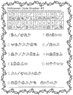 The Puzzle Den: More Halloween Code Breakers