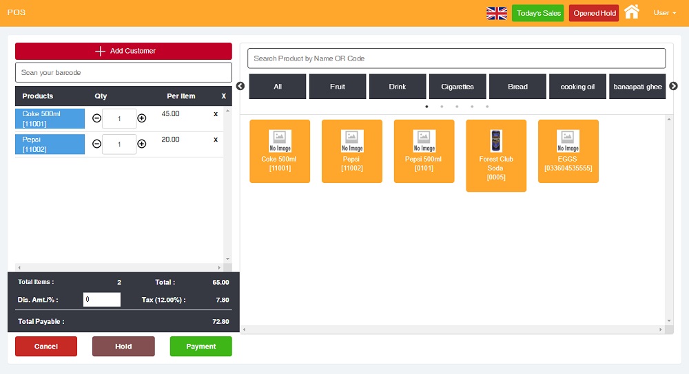 Sistema de ventas POS en CodeIgniter - PHP - MySQL - AnthonCode Xpress