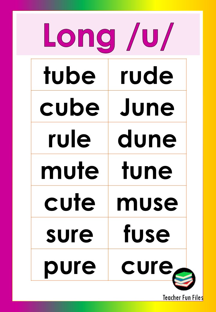 Examples Of Sounds Long U