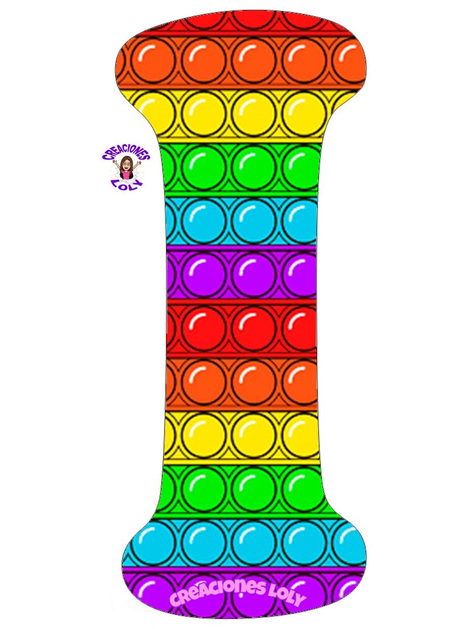 Creaciones Loly: ABECEDARIO POP IT