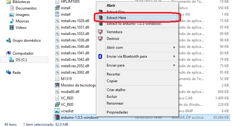 Mechatronics & Robotics: Como instalar o Arduíno no windows?