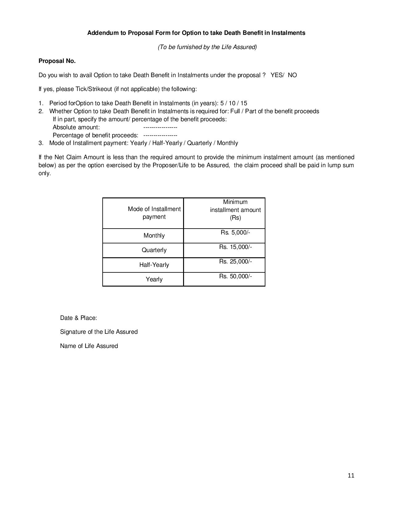 LIC Forms Download - LIC Form 340 - ( Rev. 2019 ) - Download LIC Form ...