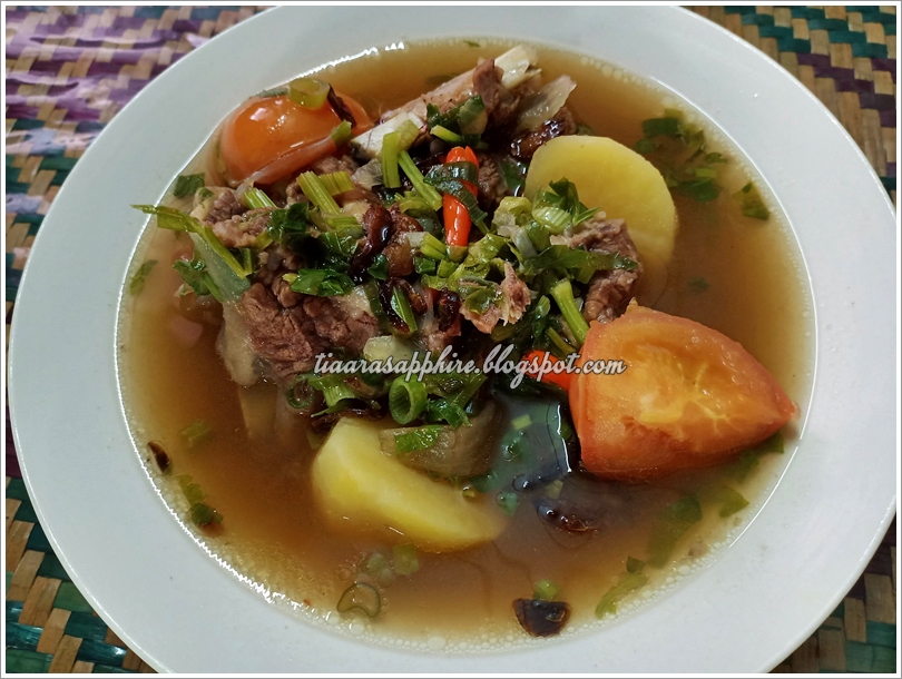 Resepi Sup Tulang Ala Thai Mudah dan Ringkas