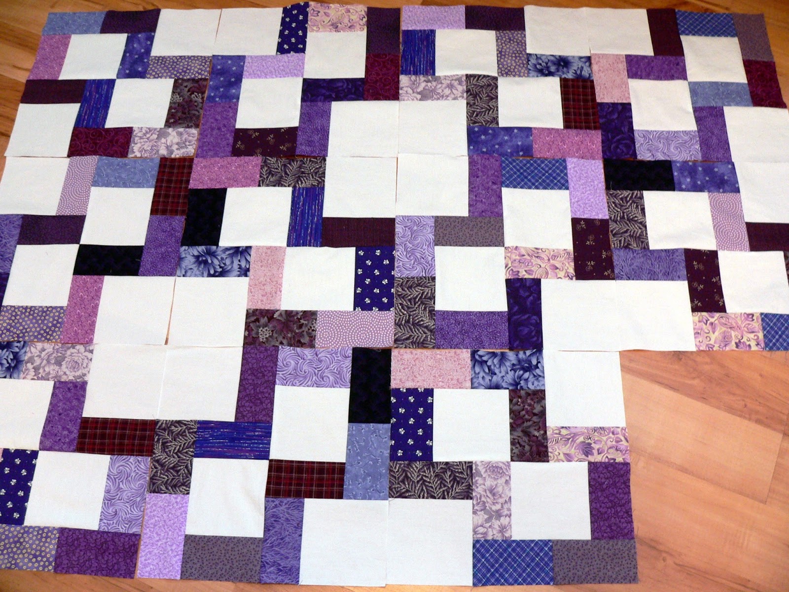 asimplelife Quilts: Purple Blocks & A V-Day Project