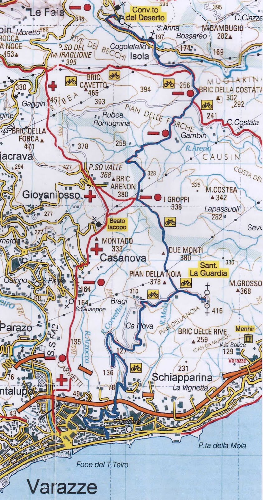 Quelli che...la montagna: Da Varazze all'Eremo del Deserto e ritorno ...