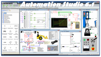 Request your free online demonstration of Automation Studio ™ E6.2 - Cour electrique