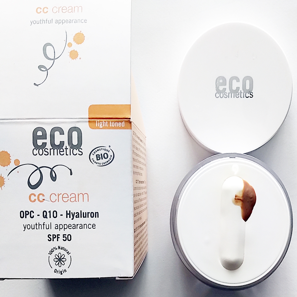 The Eco Cosmetics CC Cream Q10 SPF50 Light Toned.