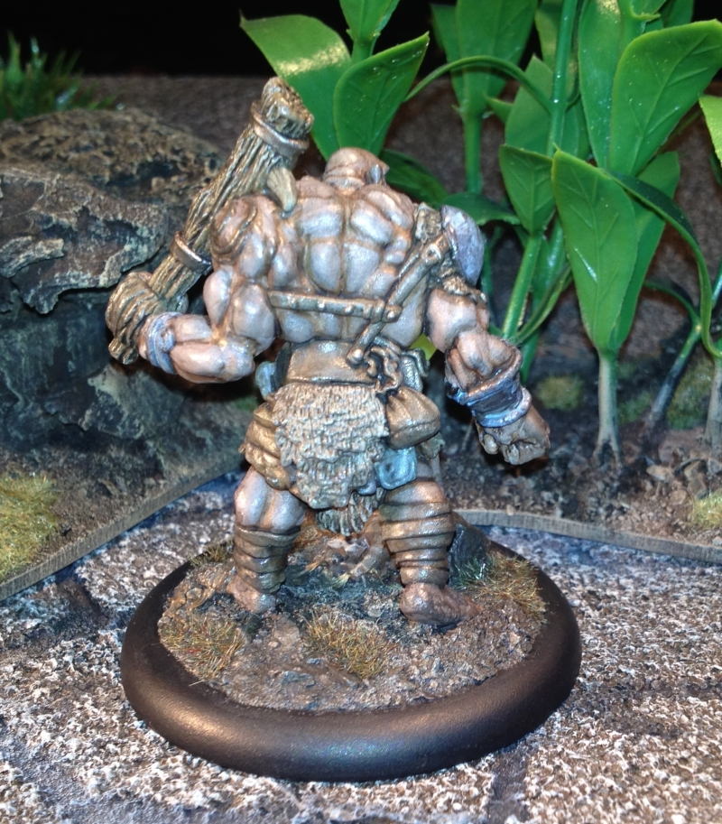 Chris' Miniature Woes: Ogre Chieftain Borlag - Reaper Bones
