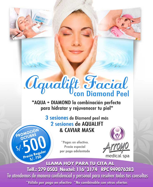 Arroyo Medical Spa: Promoción: AQUALIFT FACIAL